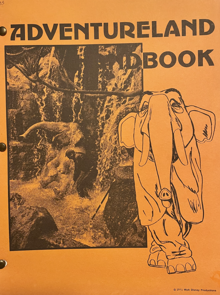 1971 Walt Disney World Adventureland Cast Member Handbook – Disney Insights