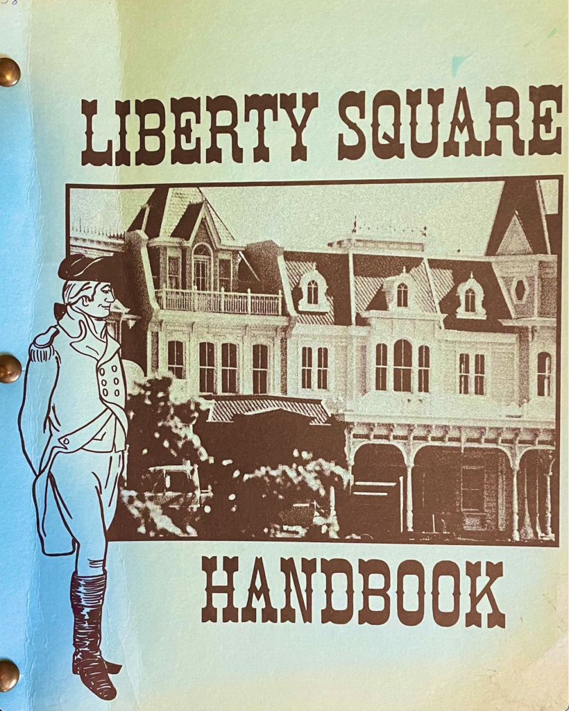1971 Walt Disney World Liberty Square Cast Member Handbook – Disney ...